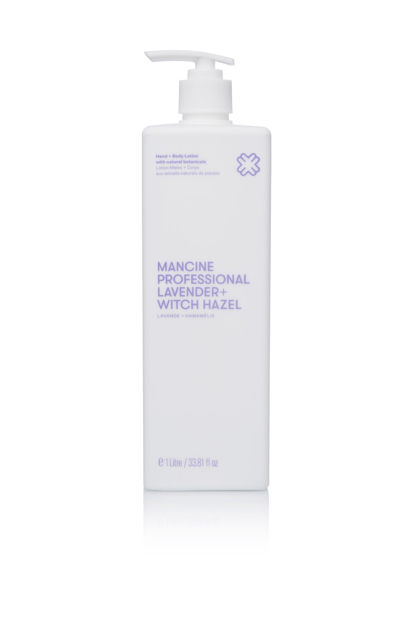 Mancine Professional Hand + Body Lotion / Lavender + Witch Hazel 1 Lit